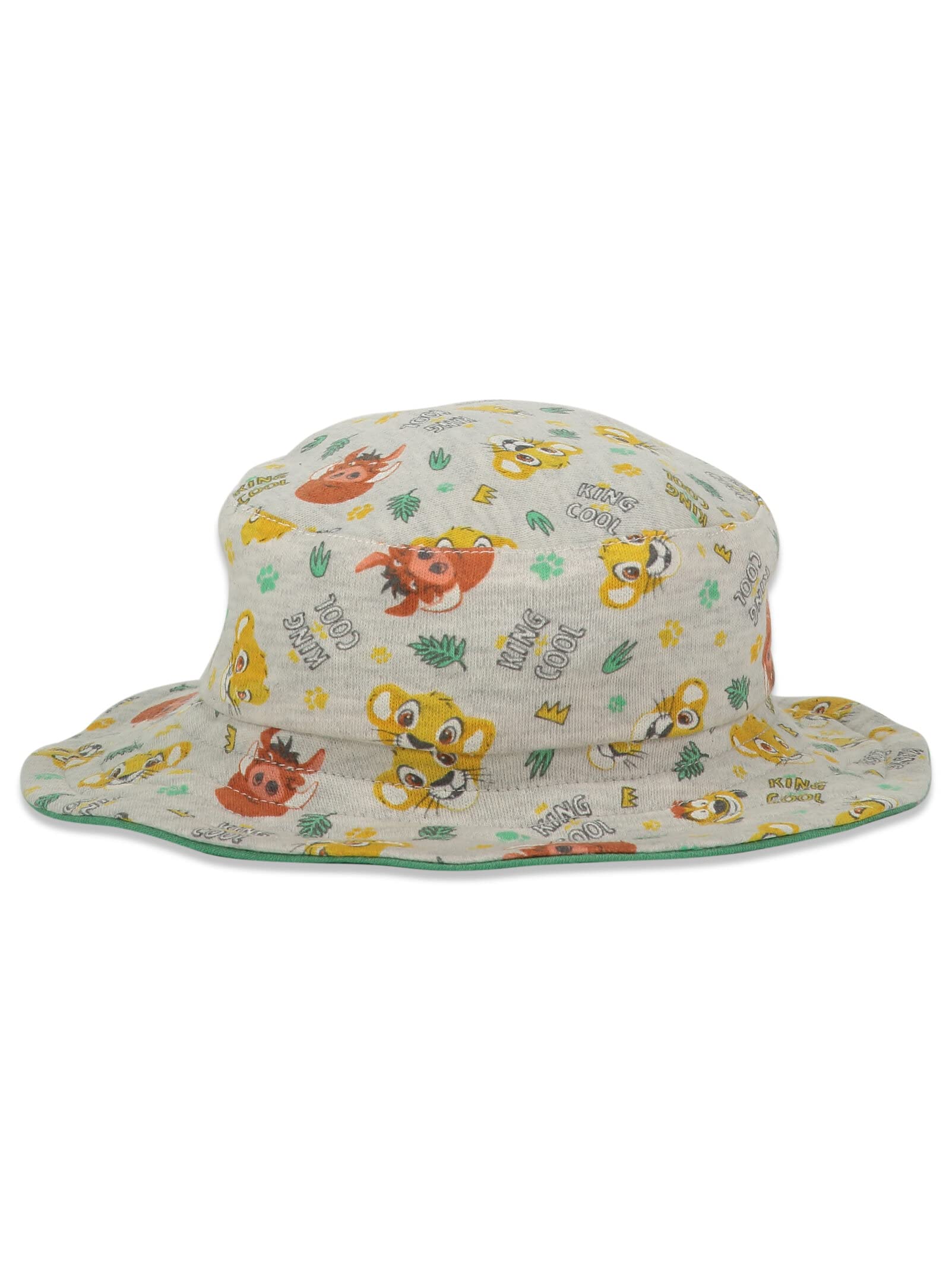 Disney Lion King Simba Newborn Baby Boys Romper and Bucket Sun Hat Green 3-6 Months