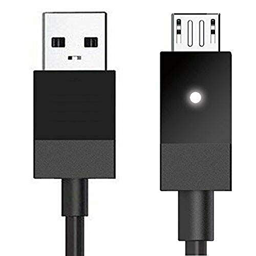Akingdleo Replacement USB Charger Charging Cable for Xbox One S X Controller, Micro USB 2.0 Play Data Sync Charger Cord (9FT)