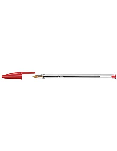 Bic Cristal Xtra-Smooth Ball Pen - 10 plus 2 Bonus Pack (12 count) - Red Medium Point Ballpoint Pen
