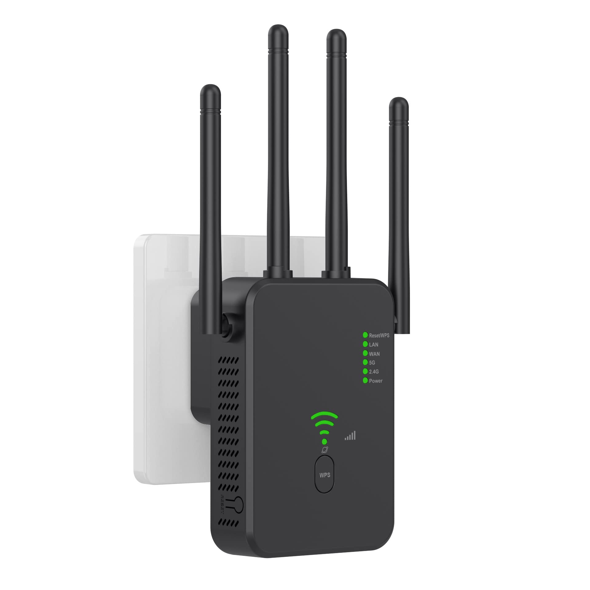 2023 Newest WiFi Extender, WiFi Booster，WiFi Repeater, Covers Up to 3000 Sq.ft and 40 Devices, 4 Antennas 360° Full Coverage,Internet Booster for Home with Ethernet Port, Quick Setup
