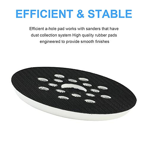 5 Inch Hook & Loop Replacement Orbital Sander Backing Pad for Bosch RS034 RS035 Compatible with Bosch Models ROS10 ROS20 ROS20VS ROS20VSC ROS20VSK (3 Pack)