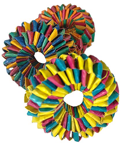 Bonka Bird Toys 03343 Pk3 Tire Foot Talon Bird Toys