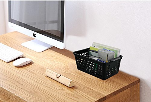 Begale Plastic Storage Basket/Bins Organizer, Set of 6