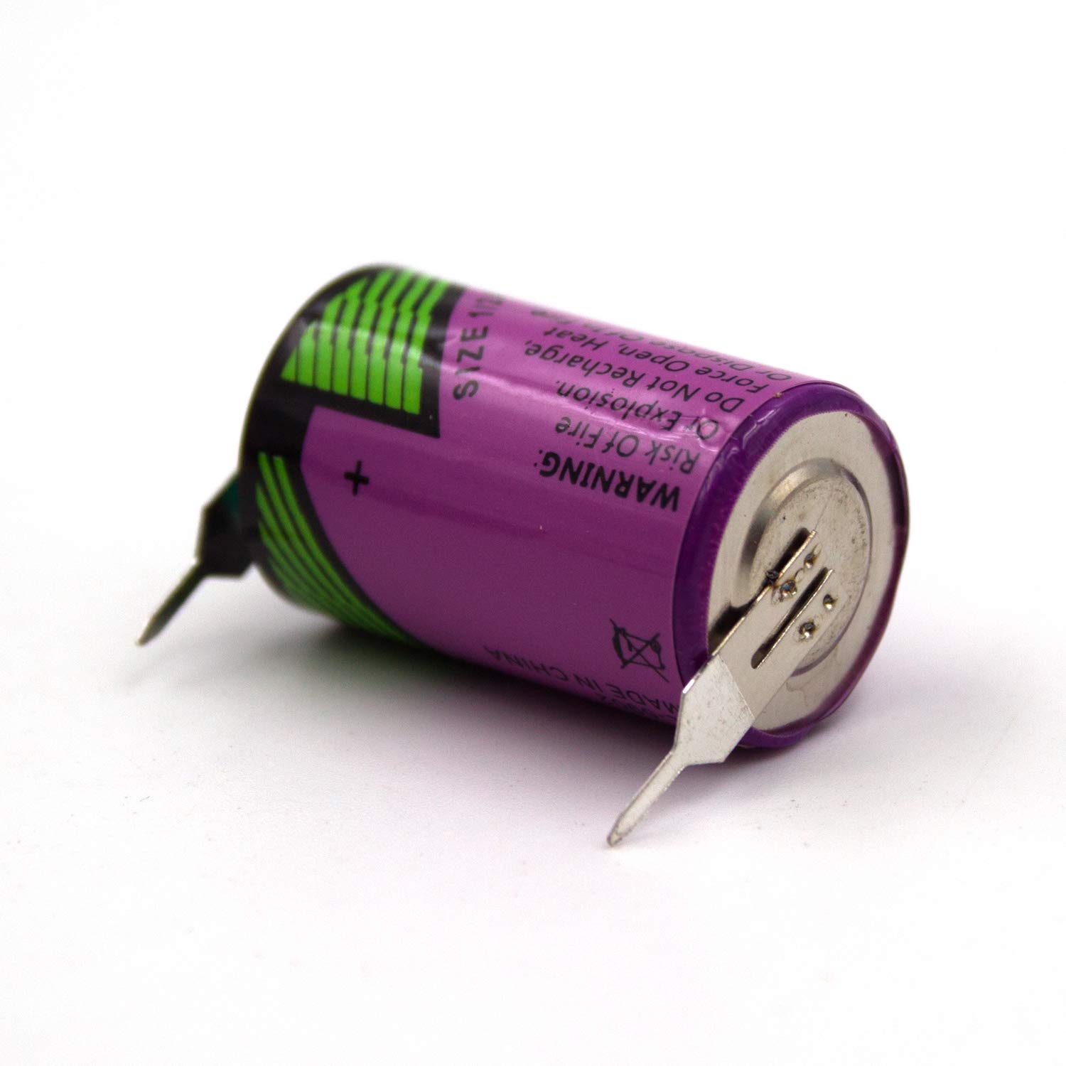 elxjar (2-Pack) TL-5902/T (T Terminal) 3.6V 1/2AA Battery Replacement for Tadiran TL-5902/T T Termina Lithium Thionyl Chloride Battery