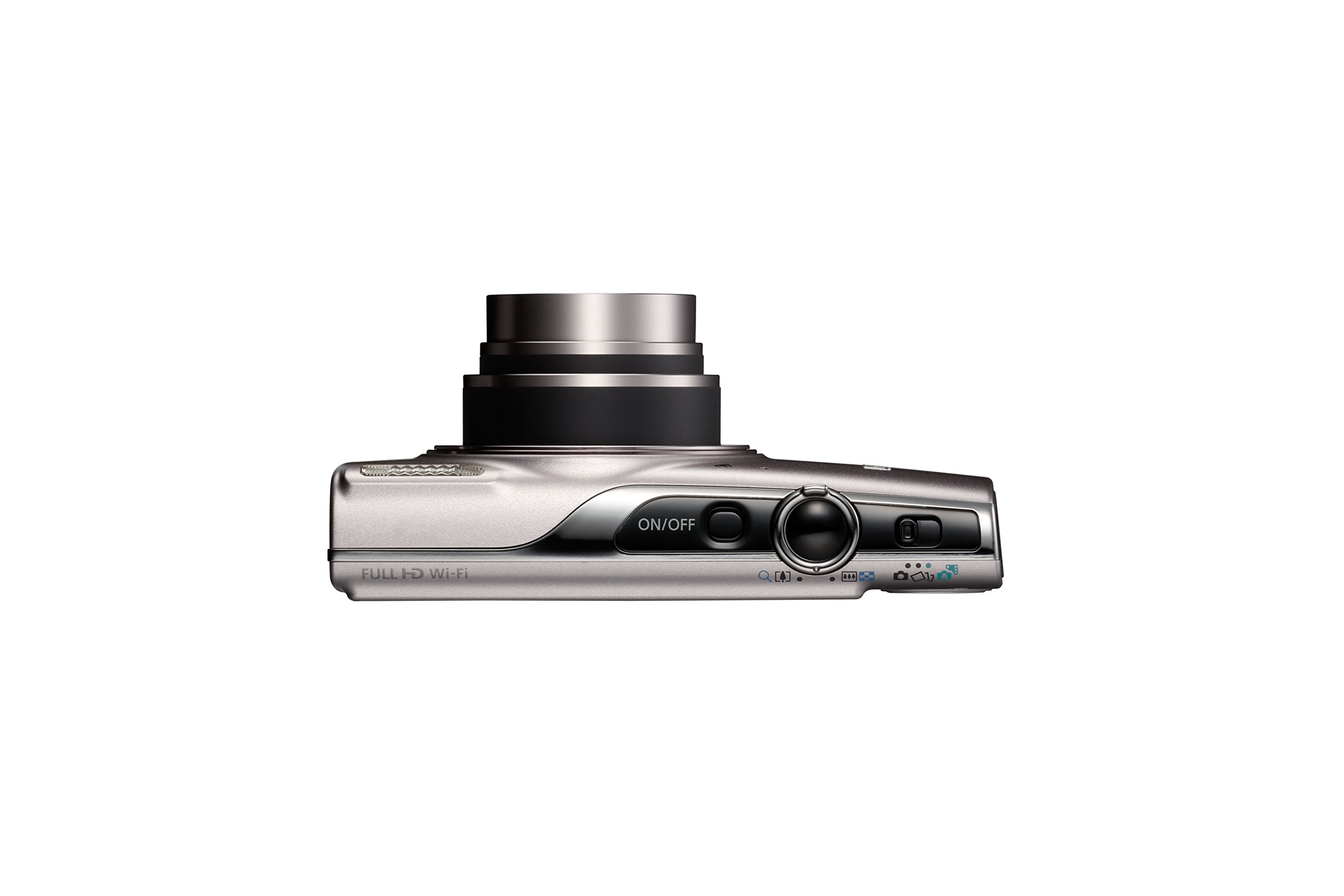Canon PowerShot ELPH 360 Digital Camera w/ 12x Optical Zoom and Image Stabilization - Wi-Fi & NFC Enabled (Silver) (Renewed)