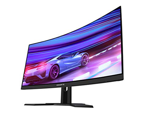 GIGABYTE G27QC 27" 165Hz 1440P Curved Gaming Monitor, 2560 x 1440 VA 1500R Display, 1ms (MPRT) Response Time, 92% DCI-P3, HDR Ready, FreeSync Premium, 1x Display Port 1.4