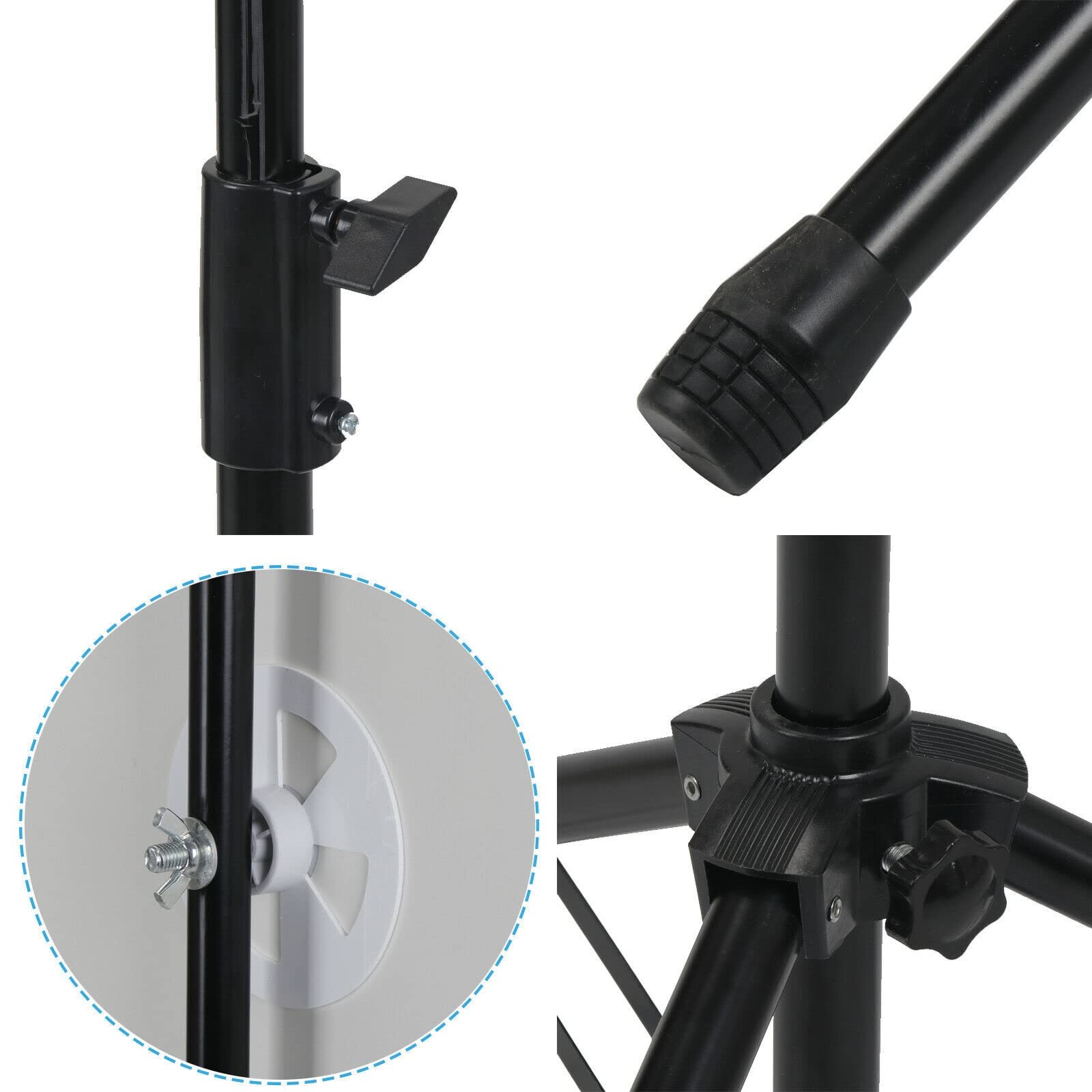 24" Prize Wheel Fortune w Folding Tripod Floor Stand Carnival Spinnig Game Color
