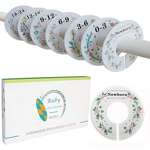 Baby Closet Dividers Baby Closet Size Dividers Baby Clothes Dividers for Baby Clothes Dividers for Closet Organizer/Hangers Dividers