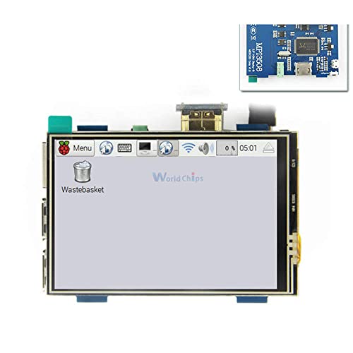 3.5 inch LCD USB Touch Screen Real HD 1920x1080 LCD Display Module Physical Resolution 480x320 for Raspberri 3 Model B