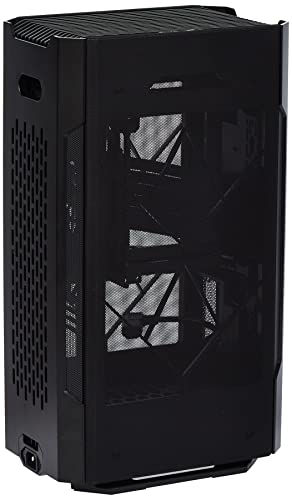Phanteks (PH-ES217A_BK02) Evolv Shift 2 Air Mini-ITX case, Fabric Side Panels, Aluminum Panels, D-RGB, Black