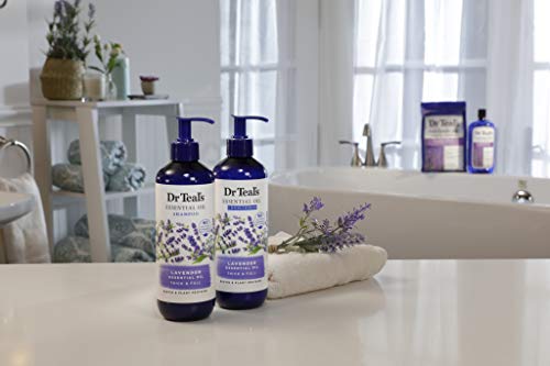 Dr Teal's Lavender Thick & Full Essential Oil Conditioner, Sulfate Free, 16 Fl Oz