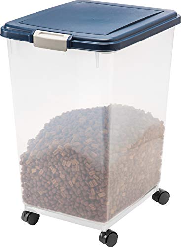 IRIS Airtight Food Storage Container, 32-Pounds, No Scoop with IRIS Airtight Food Storage Container, 54-Pounds, No Scoop