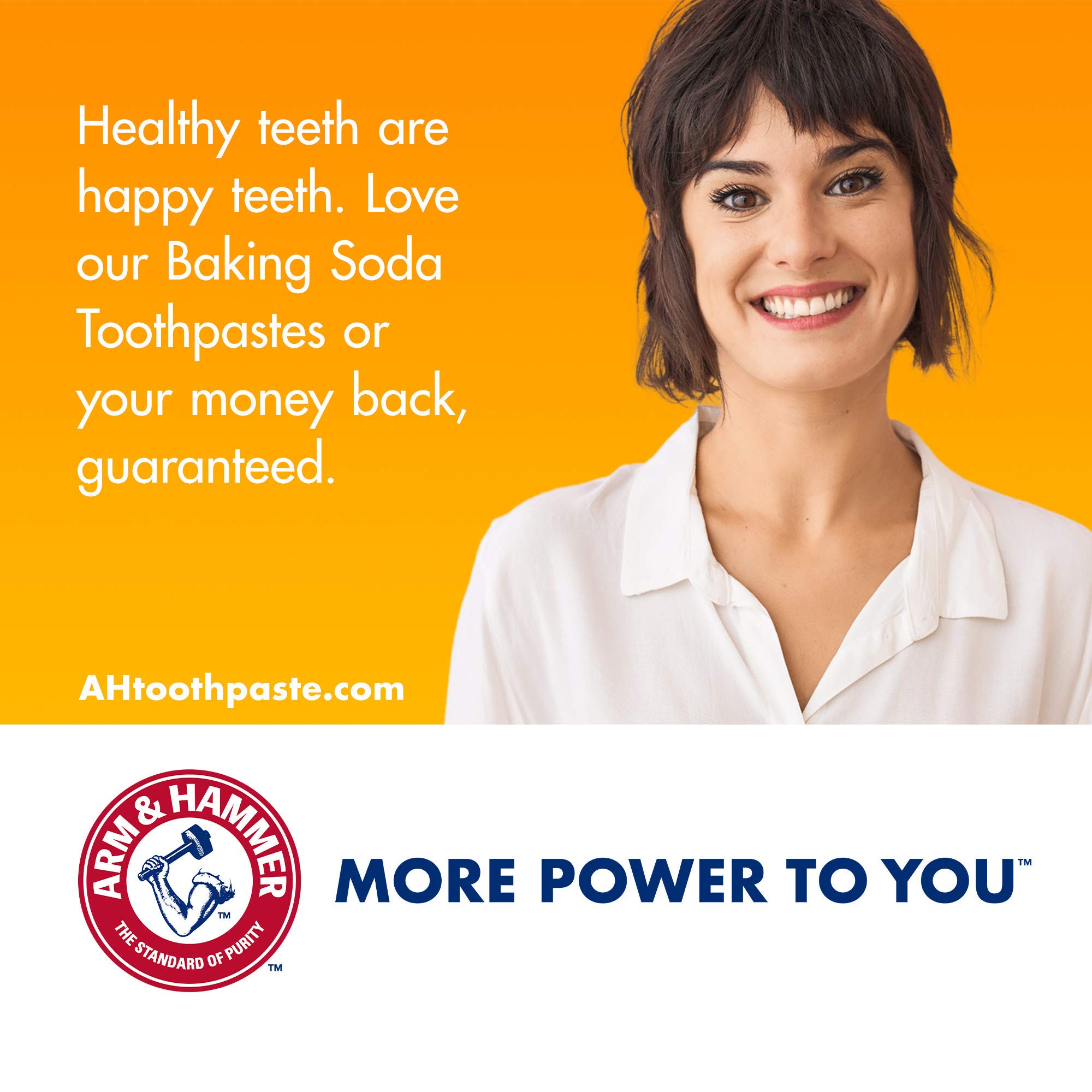 ARM & HAMMER Peroxicare Toothpaste β Clean Mint- Fluoride Toothpaste , 6 Ounce (Pack of 6)
