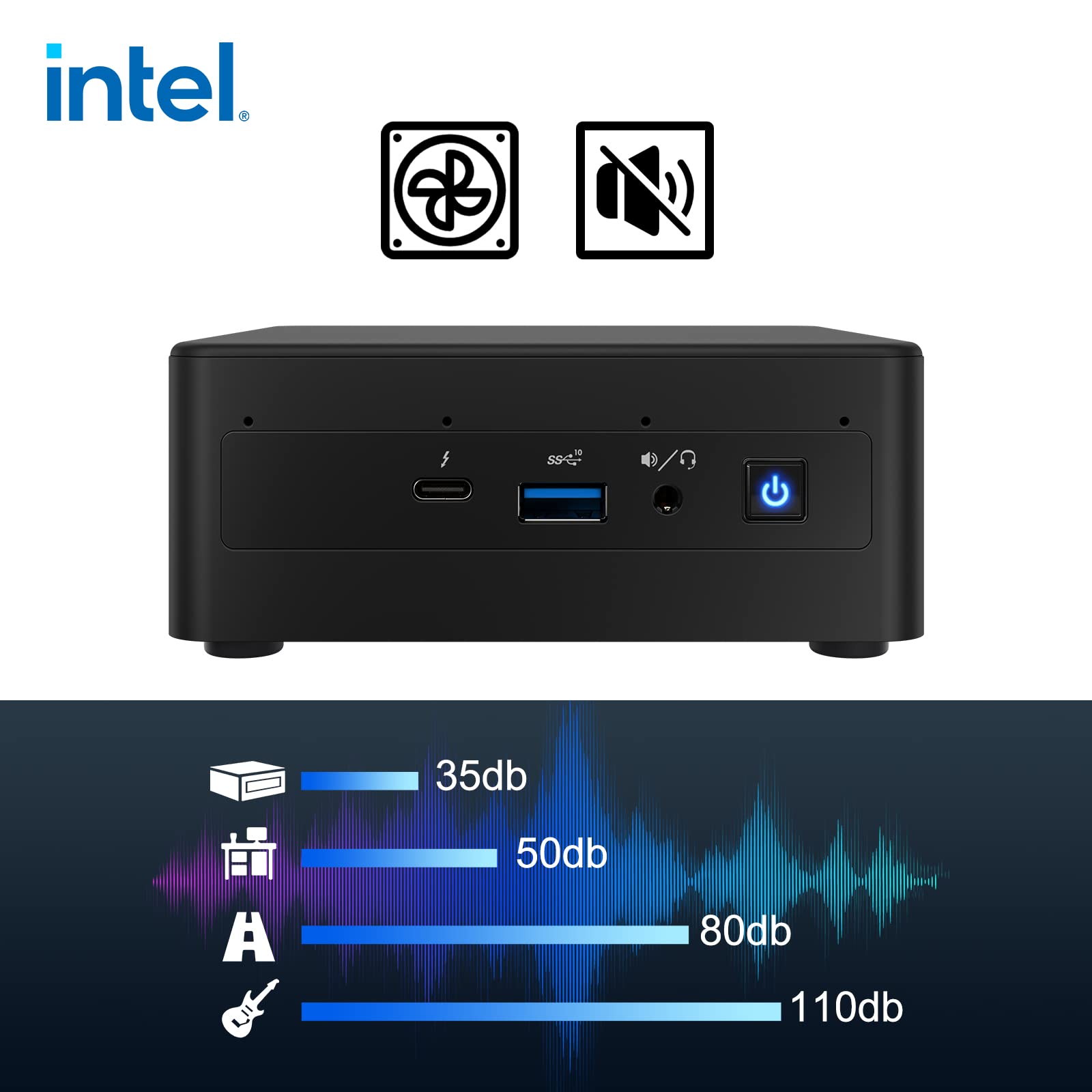 Intel NUC 11, NUC11PAHi5 Canyon Mini PC Desktop, Win 10 Pro Mini Computer, Core i5-1135G7 Processor, 4Core,8MB Cache, 28W Iris Xe Graphics, WiFi6, Thunderbolt 3 (16GB RAM+512GB PCIe SSD)