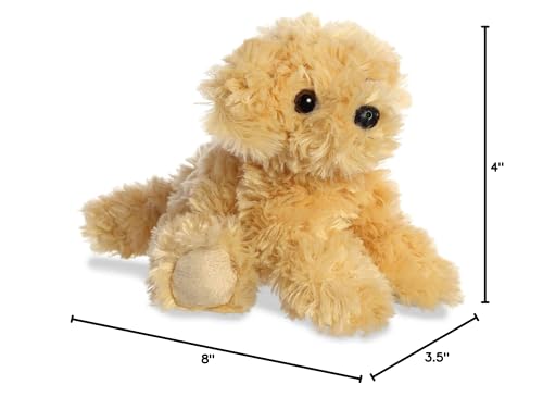 Aurora® Adorable Mini Flopsie™ Ginny Goldendoodle™ Stuffed Animal - Playful Ease - Timeless Companions - Gold 8 Inches