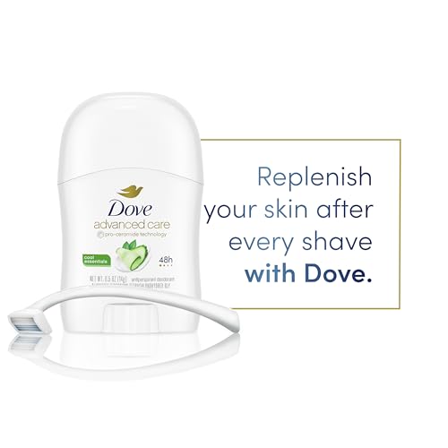 Dove Advanced Care Antiperspirant Deodorant Stick Cool Essentials 36 Ct for helping your skinbarrier repair after shaving 72h odor control and all-day sweatprotection with ProCeramide Technology 0.5oz