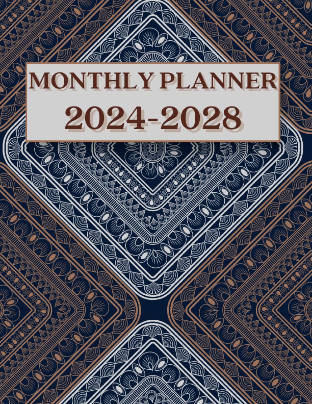 2024-2028 Monthly Planner 5 years: 60 Months Planner, January 2024 to December 2028, 5-Year Calendar & Monthly Planner- 8.5x11 inches, |Theme: Professional|