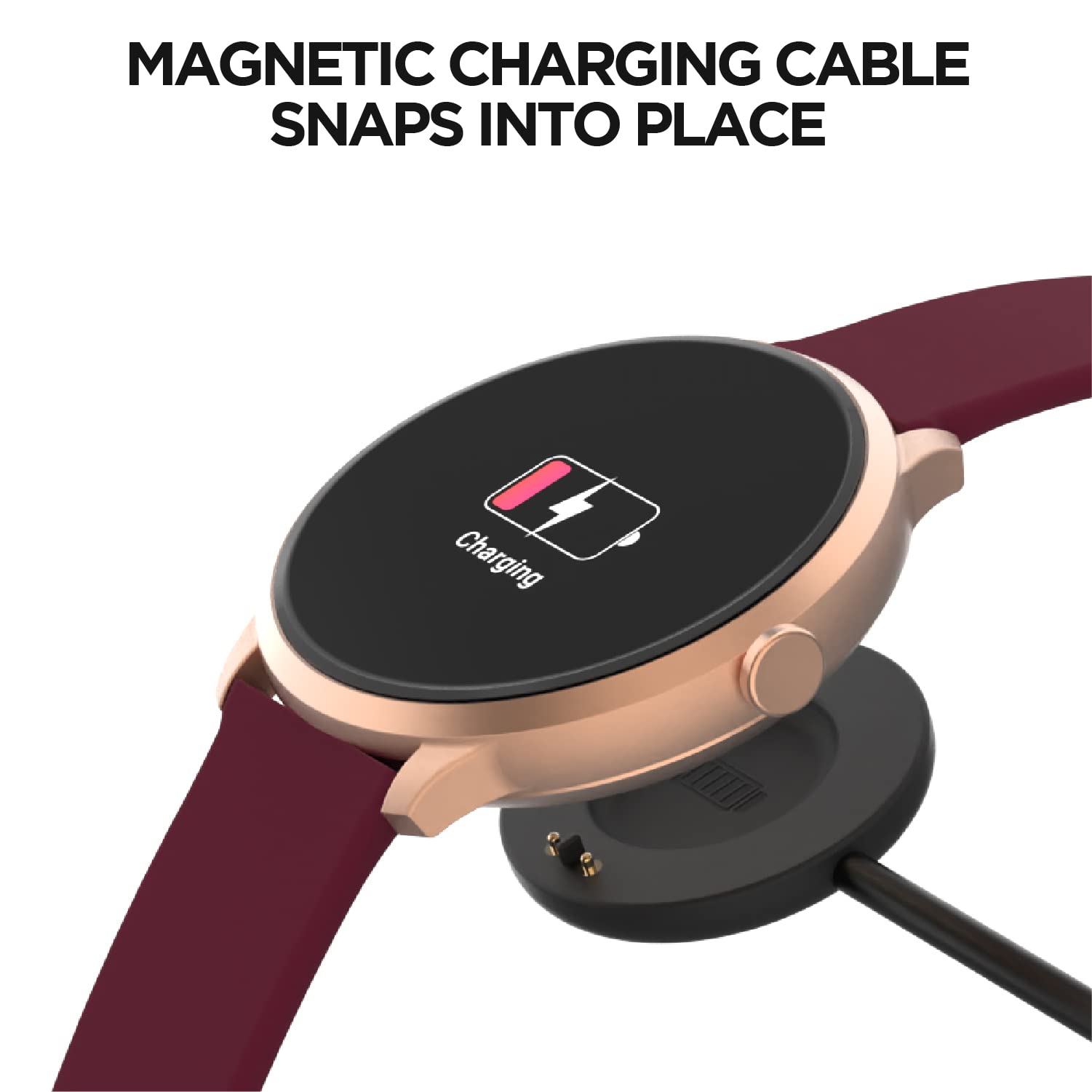 iTouch Sport 3 Smartwatch (with 24/7 Heart Rate Tracking, Step Counter, Notifications, Body Temperature Monitor)