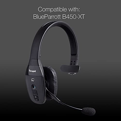 BlueParrot B450-XT Cushion Kit - Includes Foam and Leatherette Replacement Ear Cushions, Four Foam Windscreens (for B450-XT only - 1st Gen Prior to May 2020) VXI-204019-B