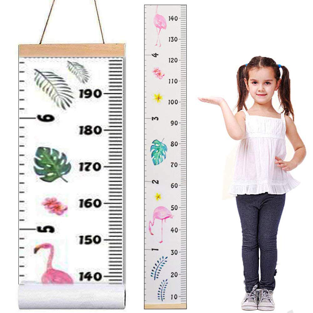 Baby Growth Chart,Canvas Height Measurement Ruler,Hanging Ruler Wall Decor Ruler for Kids Wall Decor Baby Nursery Decoration,Great Baby Shower Christmas Gift 79" x 7.9"