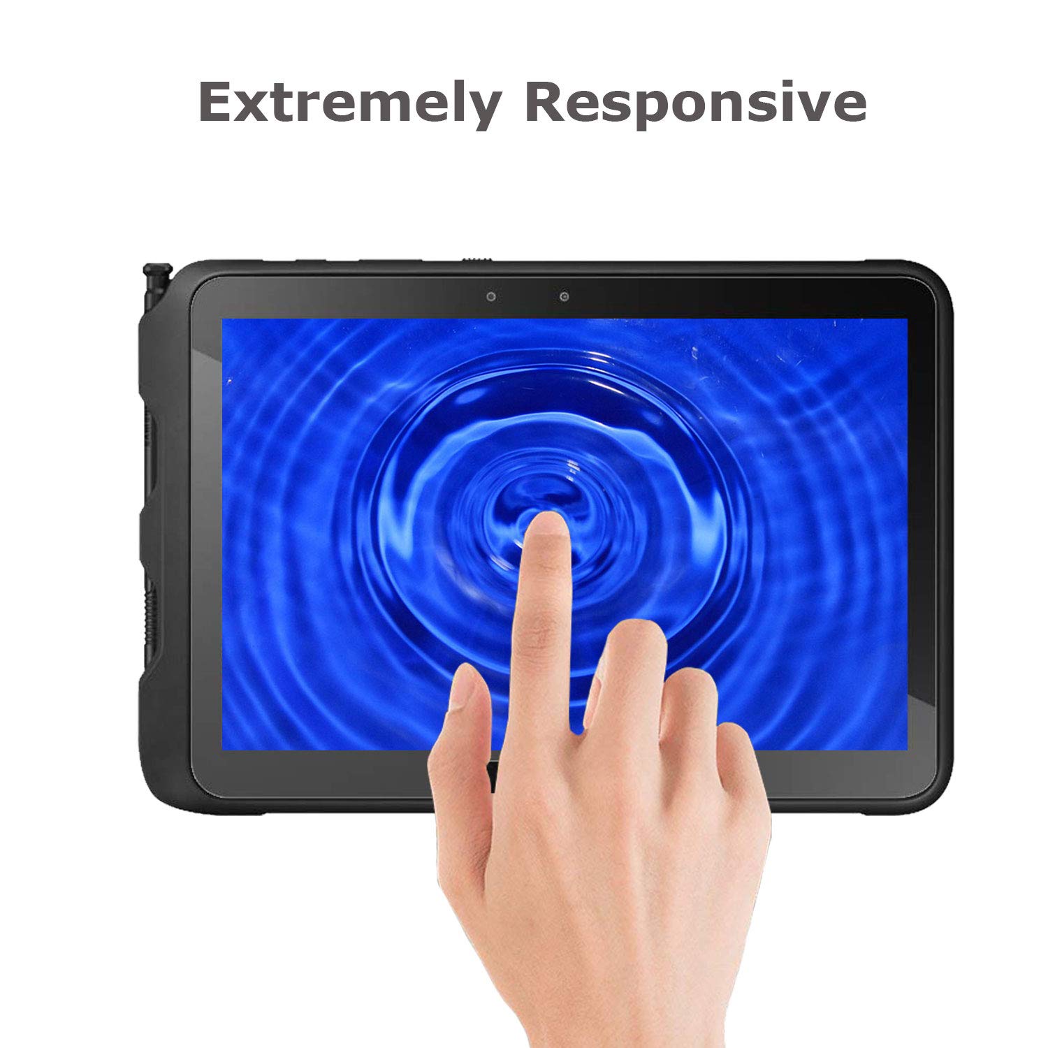 EpicGadget [2-Pack] Glass Screen Protector for Samsung Galaxy Tab Active4 Pro/Tab Active Pro 10.1 SM-T540/T545/T547 Released in 2019/2022 - Tempered Glass Film/High Definition / 9H Hardness