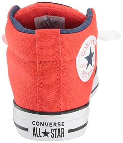 Converse Baby-Boy's Chuck Taylor All Star Street Moon Seasons Sneaker, Habanero Red/Navy/White, 3 M US Infant