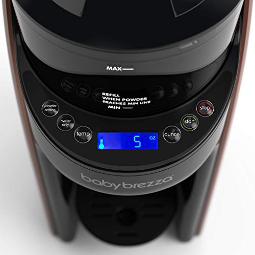 New and Improved Baby Brezza Formula Pro Advanced Formula Dispenser Machine - Automatically Mix a Warm Formula Bottle Instantly - Easily Make Bottle with Automatic Powder Blending, Rose Gold