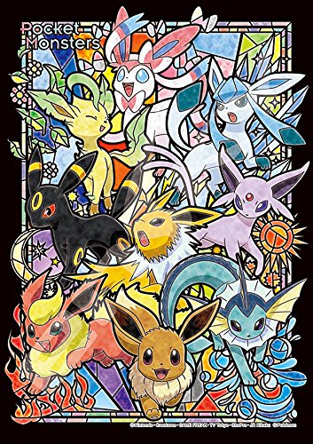 208 Piece Art Crystal Jigsaw Puzzle Pocket Monster Evey Evolutions (18.2 x 25.7 cm)