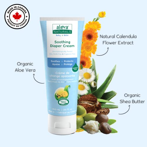 Aleva Naturals Soothing Diaper Cream, 100ml 37937 White