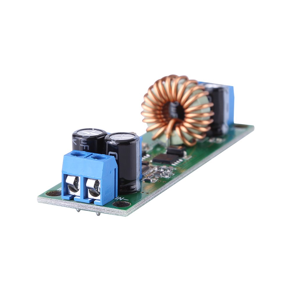 Converter Module, DC-DC Buck Step Down Converter Adjustable Power Source Module 6.5V-60V to 1.25-30V 10A for Lithium or Lead-Acid Battery