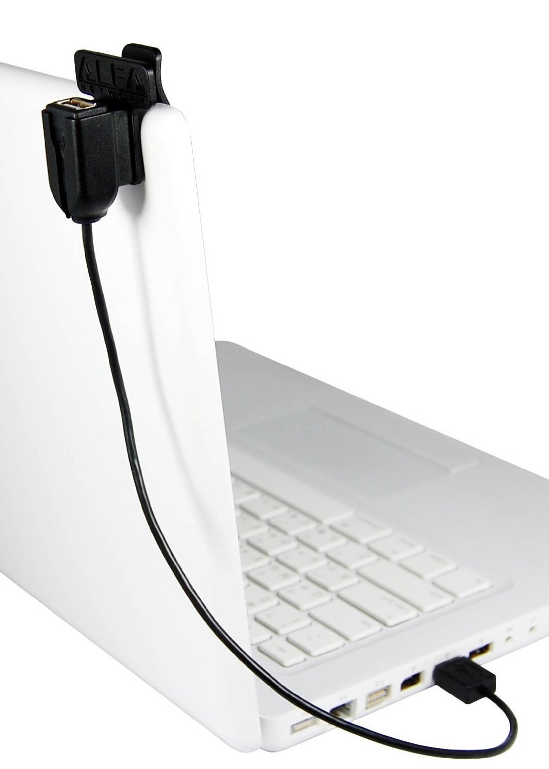 Alfa Long-Range AWUS036EAC AC1200 Wireless USB Wi-Fi Adapter - USB Dongle Adapter for Ultimate Compactness Holder w/Clip & Suction Cup Included