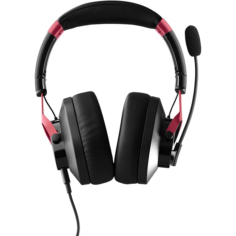 Austrian Audio PG16 Pro Gaming Headset with Microphone (Foldable Gaming Accessories, High Resolution Sound, Memory Foam Ear Pads for Optimal, Detachable 1.4m Cable), Black/Red, One Size