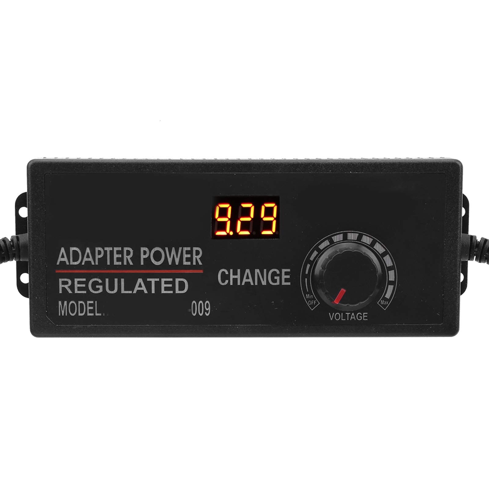 Power Supply Adapter, Power Regulator Adapter Input AC 110-240V Output DC 9‑24V 5A Adjustable Power Switching (US Plug)