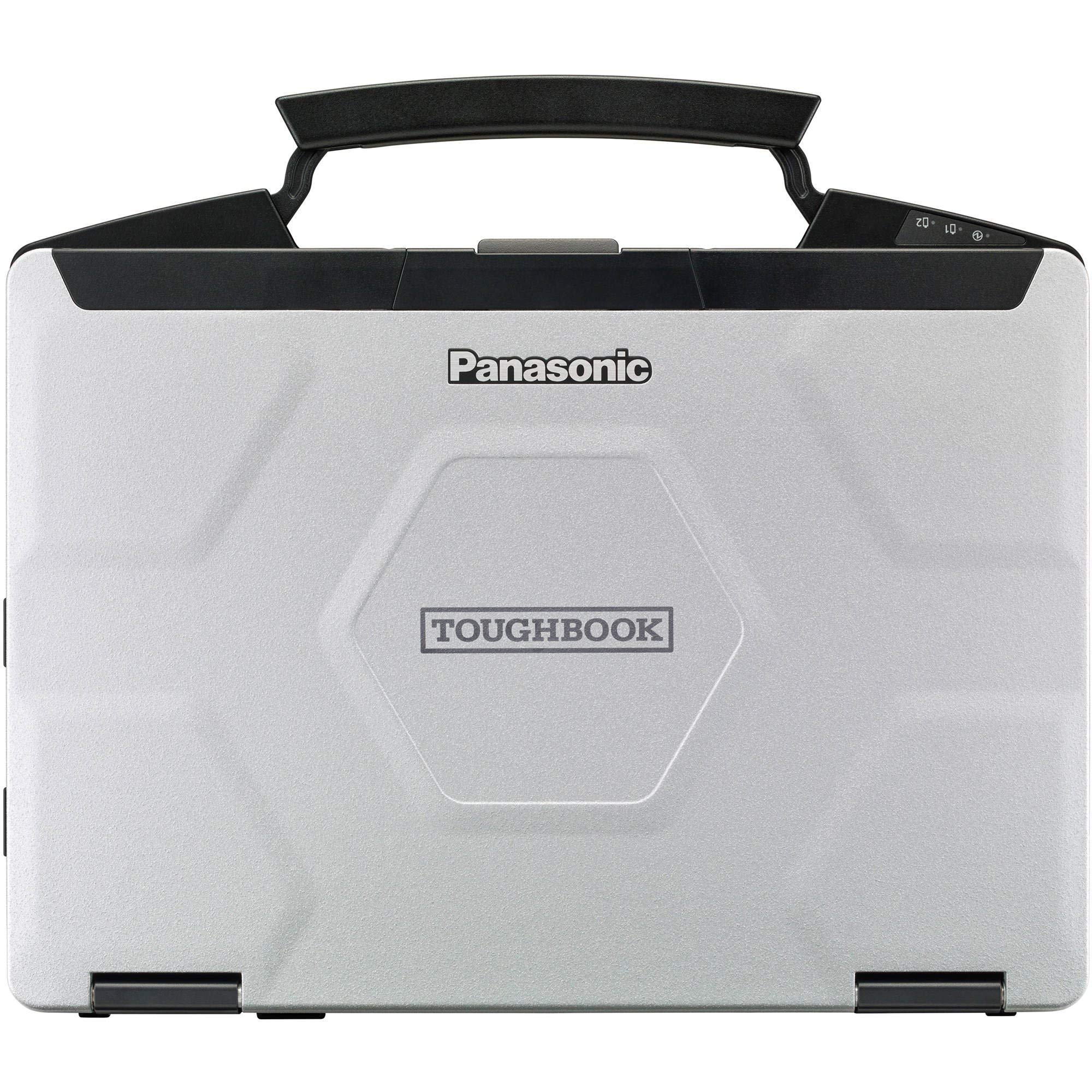Panasonic Toughbook 54, CF-54, Intel Core i5-5300U, 14.0" FHD, Gloved Multi Touch, 256GB SSD, 8GB, Wi-fi, TPM, BT, 4G LTE, Dual Pass, Backlit Keyboard, DVD Multi-Drive, Webcam, Win 10 Pro (Renewed)