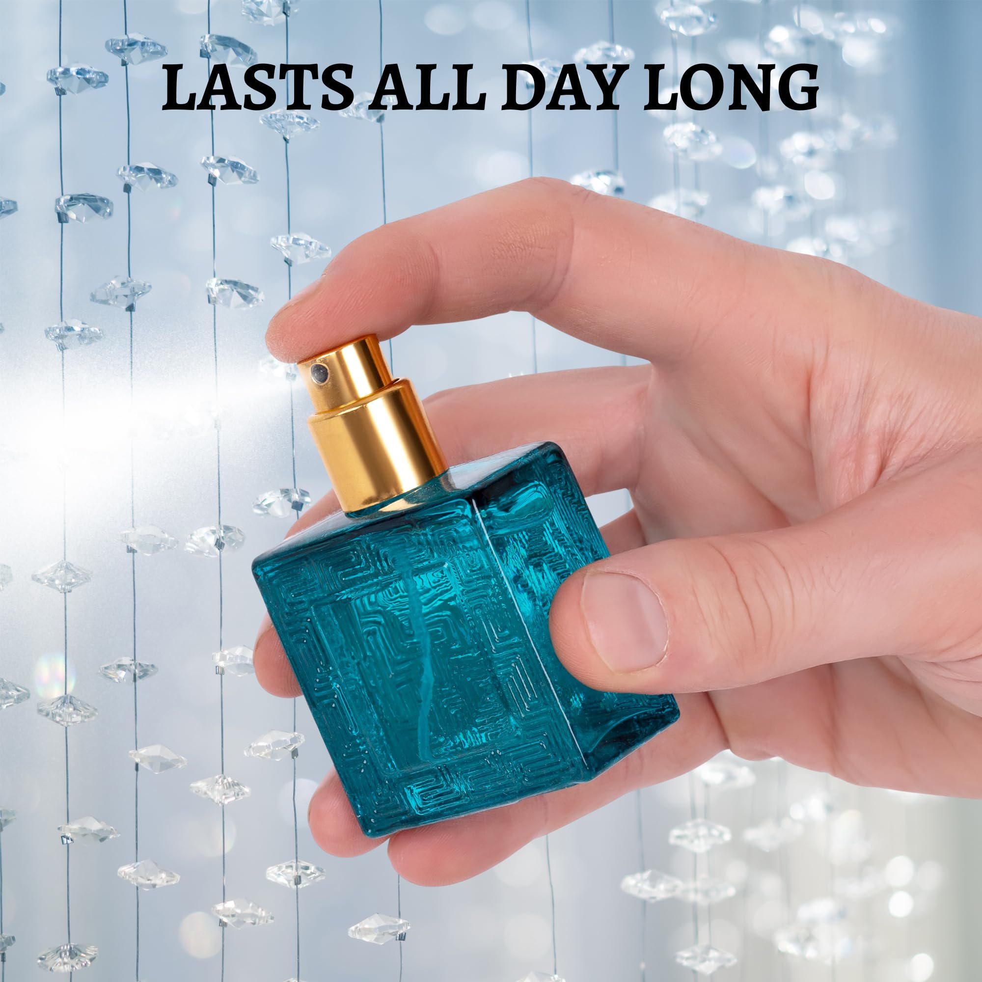 NovoGlow Verse Mini 4-Piece Fragrance Set for Men - Aromatic, Floral, Oriental & Woody Notes - Individually Boxed 25ml Eau De Parfum