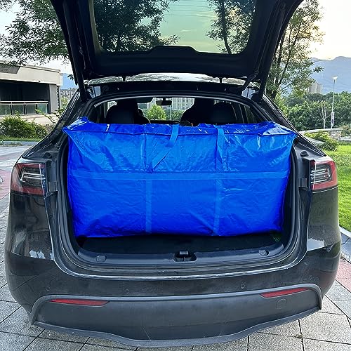 66 Gallon Extra Large Storage Bags, Huge Moving Bags Heavy Duty with Zipper and Stronger Handles, Big Foldable Duffle Bag for Travel - Waterproof Material Protects from Dust and Moisture - Storage Totes Moving Boxes for College, Christmas Tree, Blankets,