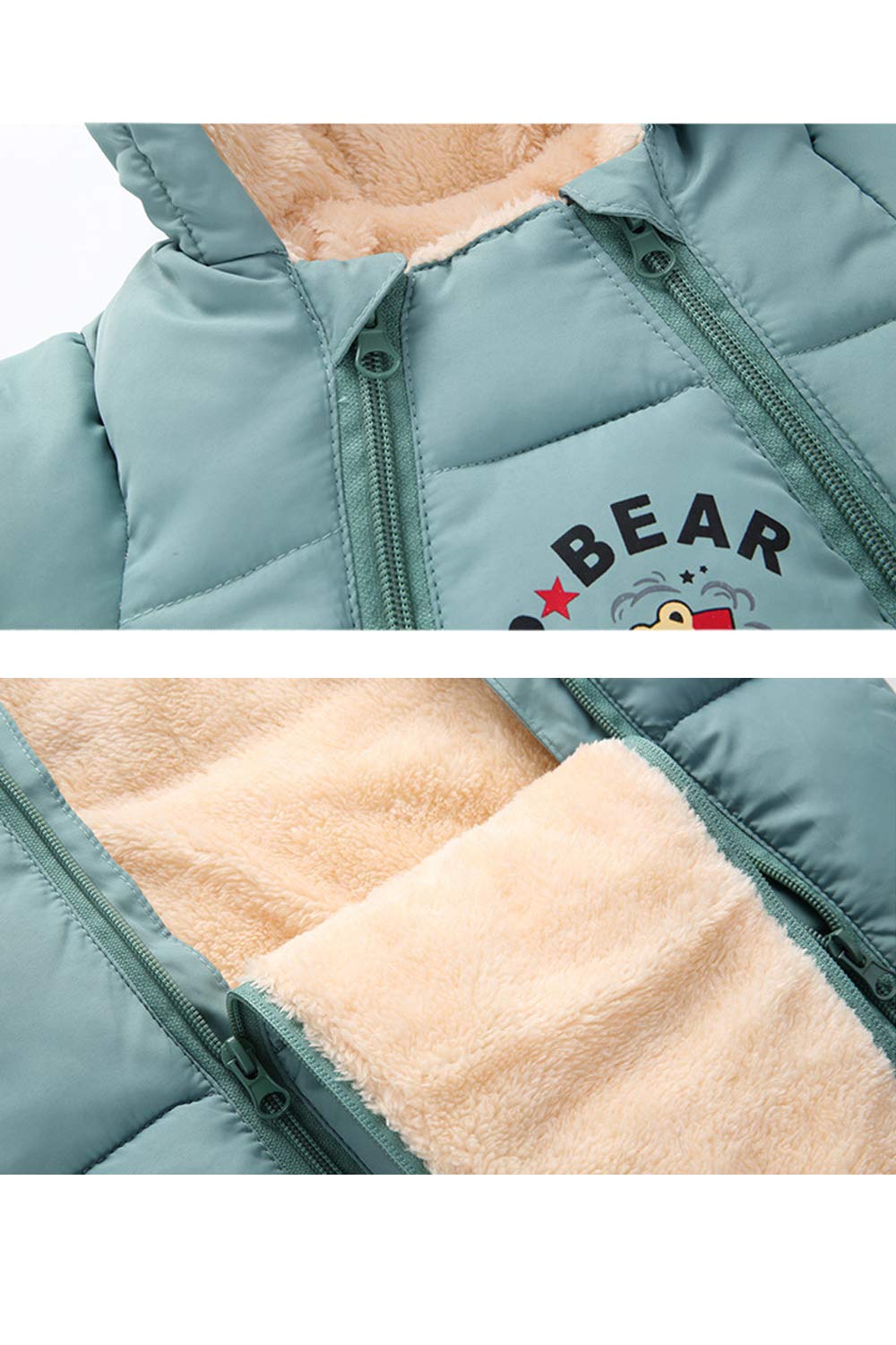 EsTong Baby Sleeping Bag Newborn Hooded Pram Bag Girls Boys Snowsuit Bunting Green L