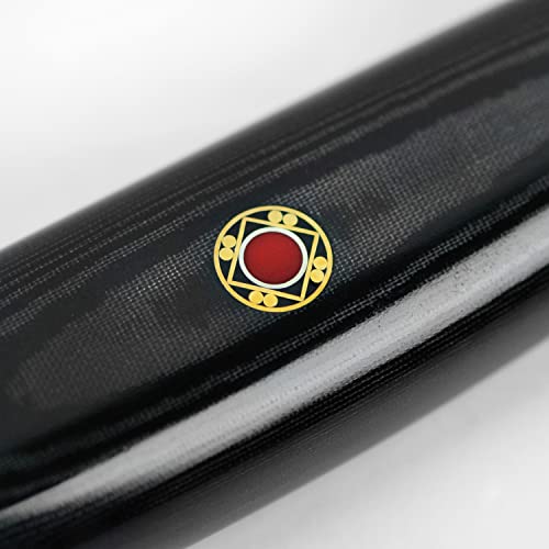 Enso SG2 Small Santoku Knife - Made in Japan - 101 Layer Stainless Damascus, 4.75"