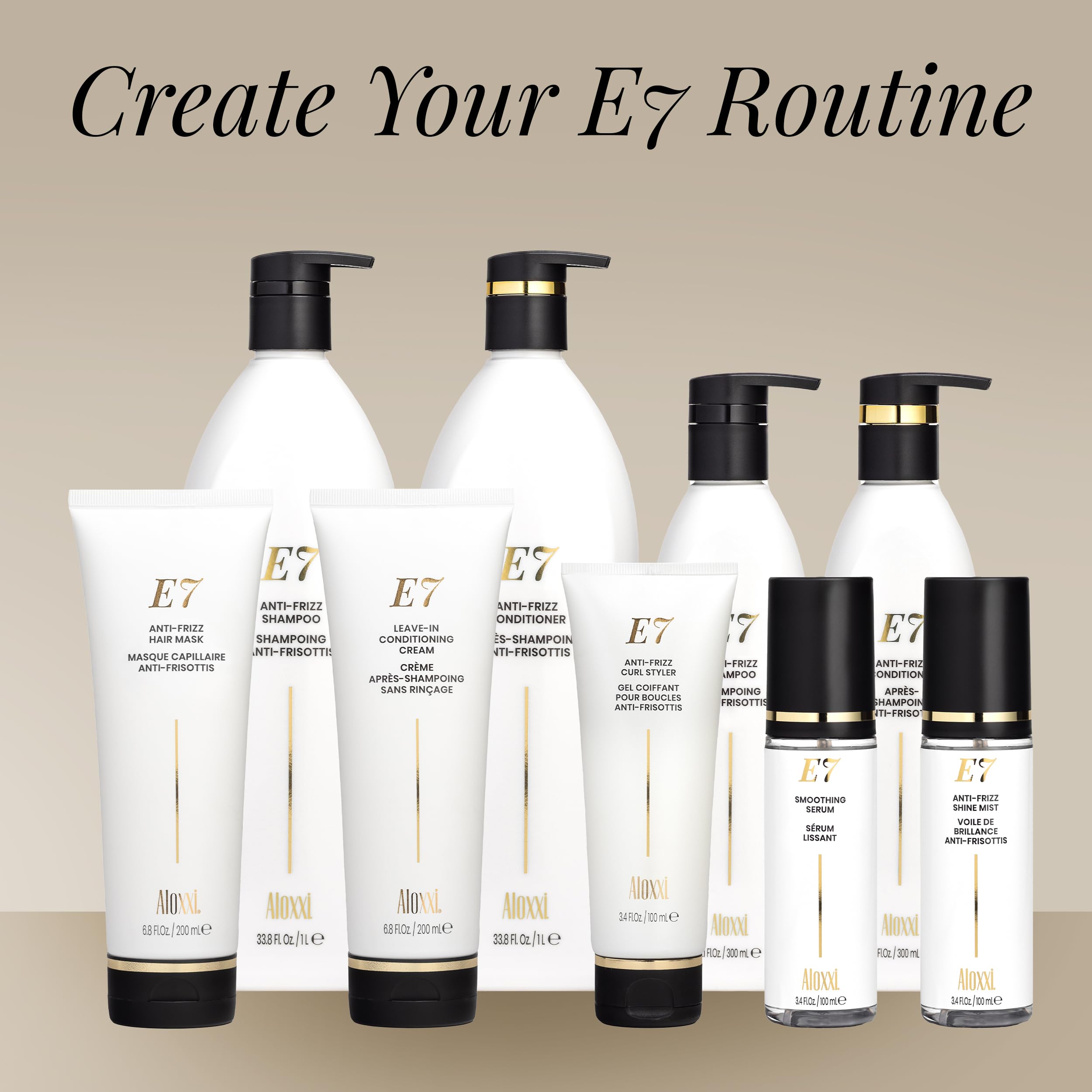 ALOXXI E7 Leave-In Conditioning Cream, Hydration & Intense Repair for Dry, Frizzy & Damaged Hair, Paraben-Free, 6.8 Fl Oz