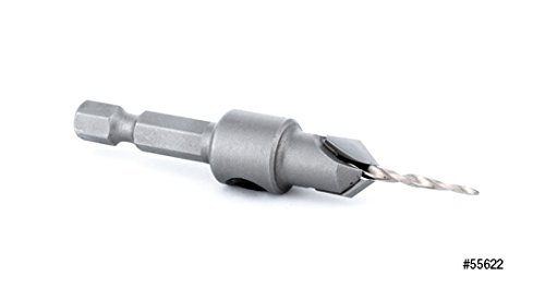 Amana Tool - 55624 Carbide Tipped 82° Countersink Taper #8 Screw 3/8 Dia x 7/64 Dril