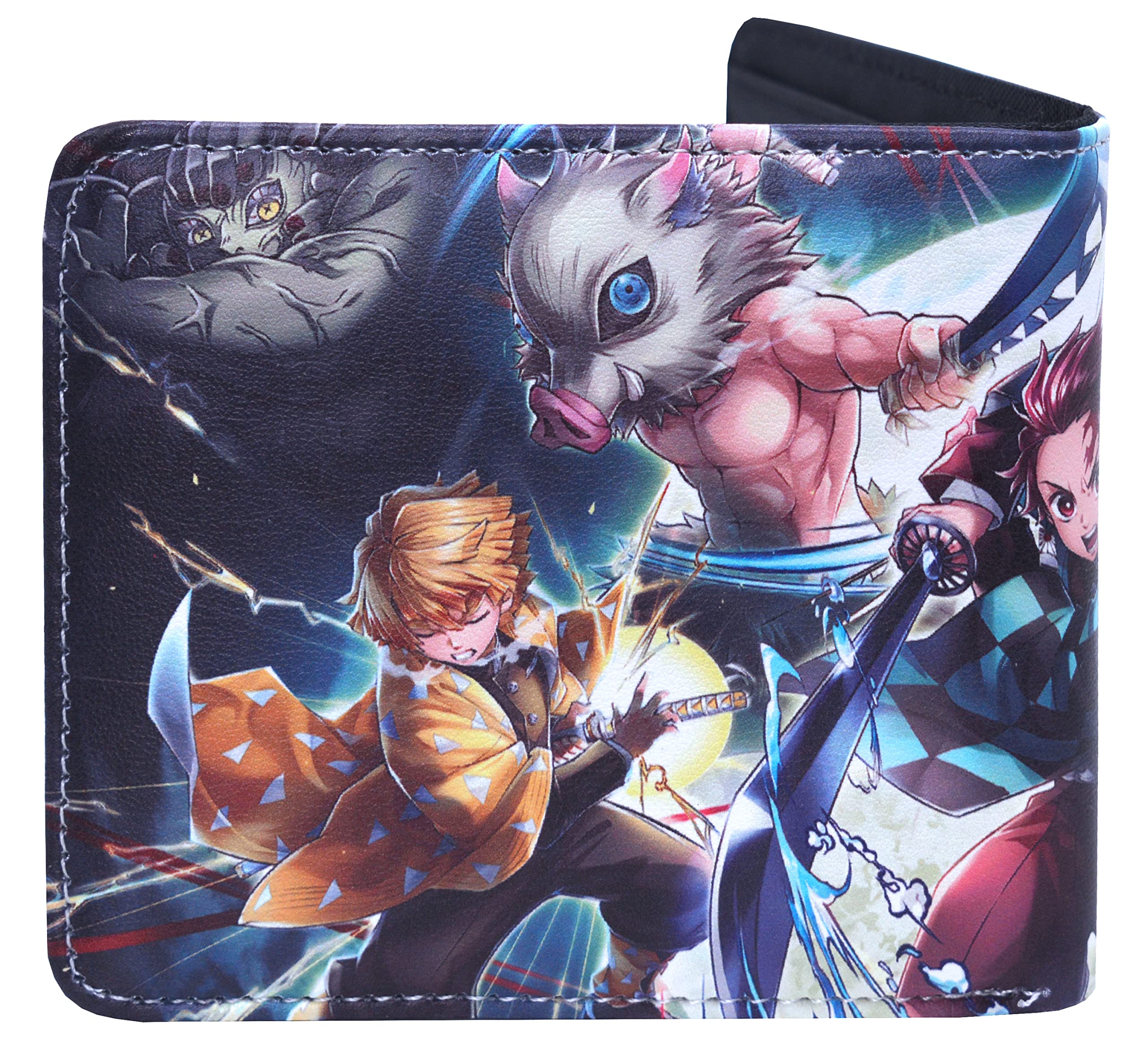 Amatensu Anime Characters Kamado Tanjirou Wallet Kamado Nezuko Wallet Agatsuma Zenitsu Wallet Hashibira Inosuke Wallet Tomioka Giyuu Wallet O