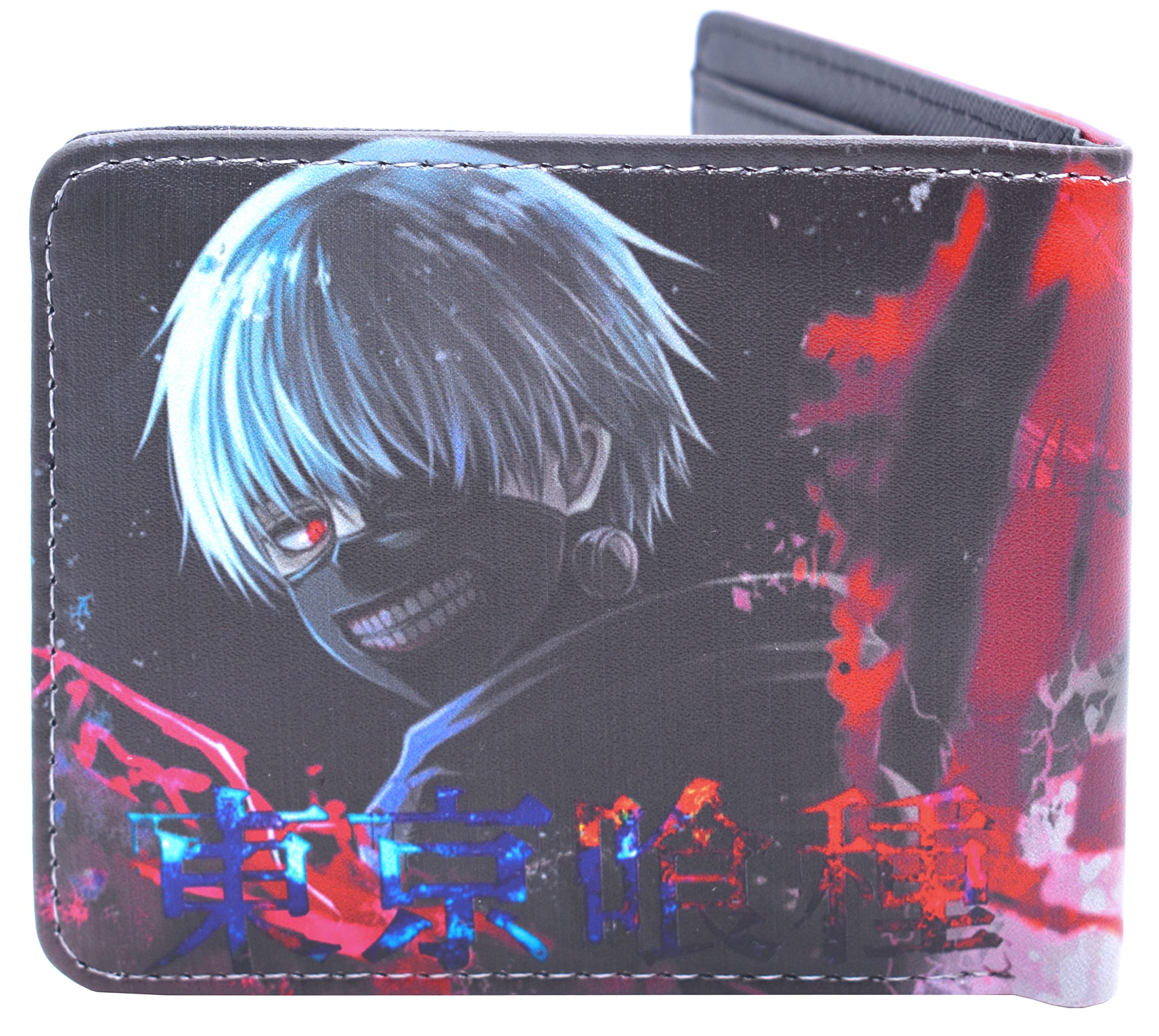 Amatensu Anime Characters Juzo Suzuya wallet Touka Kirishima wallet Ken Kaneki wallet H