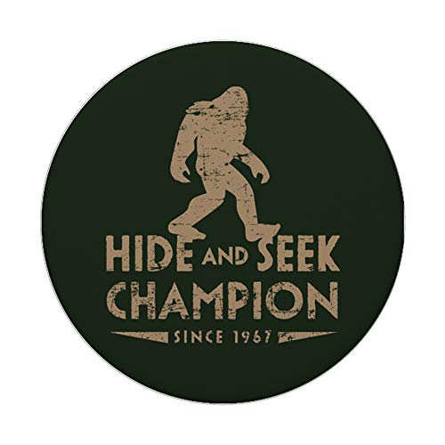 Bigfoot Hide & Seek Champion Green Sasquatch PopSockets PopGrip: Swappable Grip for Phones & Tablets