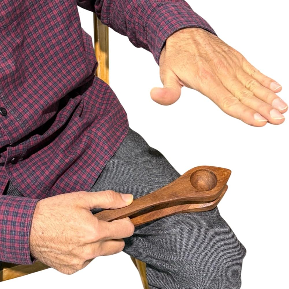 AAR Rosewood Wood Spoon Percussion Irish Celtic Folk Musical 9" long
