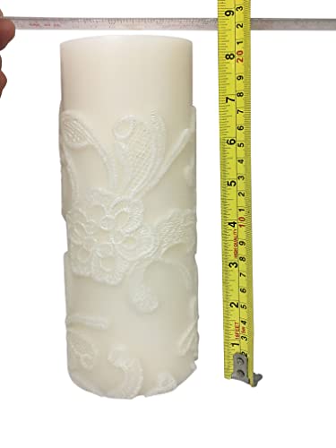Hosley 11.50 Inch High Cream Wedding Unity Candle Set Includes 1 Pillar and 2 Taper Candles Great for Weddings as Well as Special Events and Emergency Lighting or for Reiki Spa Meditation