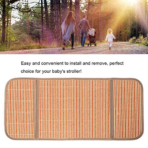 Baby Stroller Cool Mat Summer Baby Stroller Cool Mat Bamboo Pad Seat Liner Mattress Cover Kid Seat Accessory(75 * 35cm)
