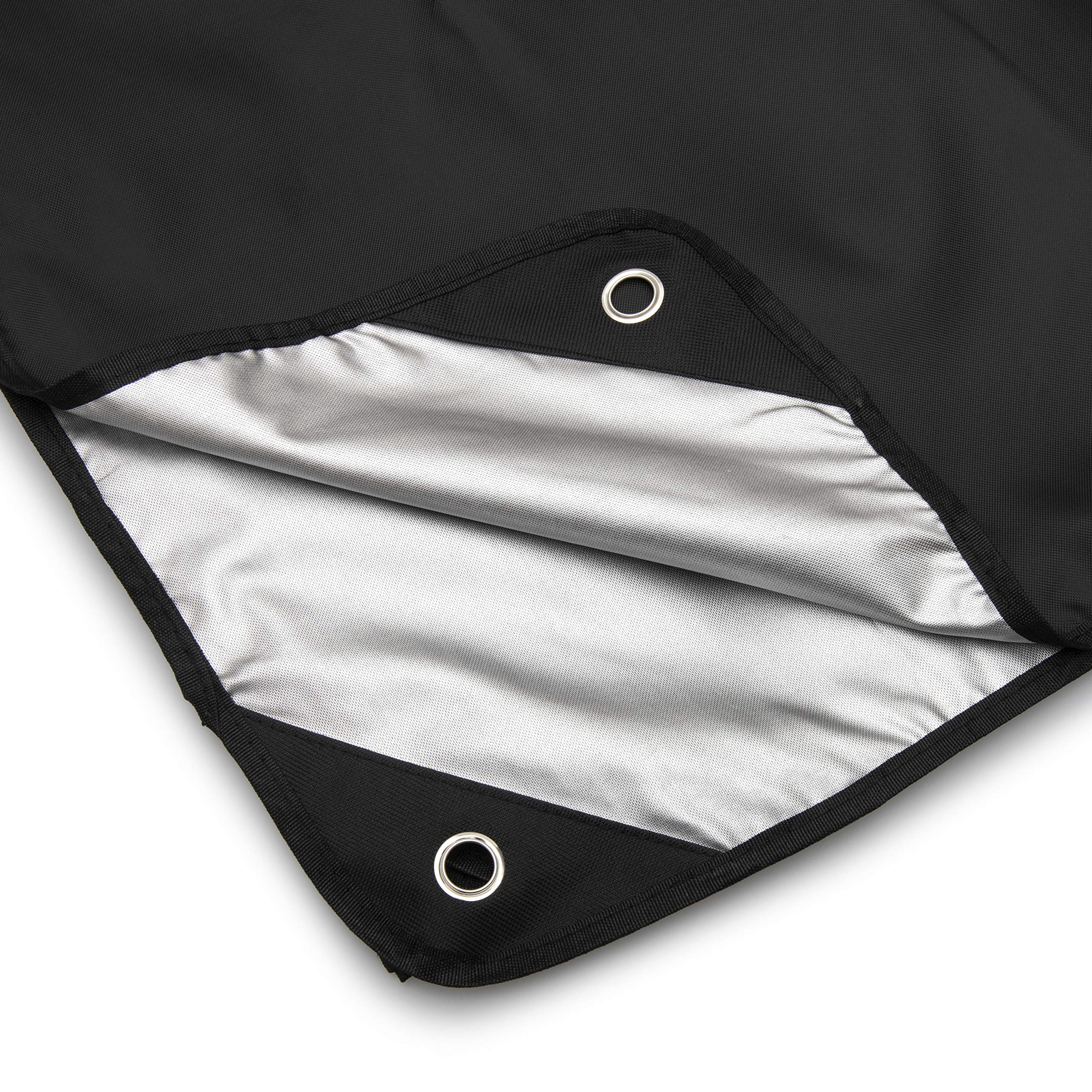 Agustu Drum Set Dust Cover - Premium Waterproof 80" x 108" Protection Drum Shield with Silver Coating for Electric and Electronic Drum Kits -Electric Drum Accessories - with Bag and Microfiber Cloth