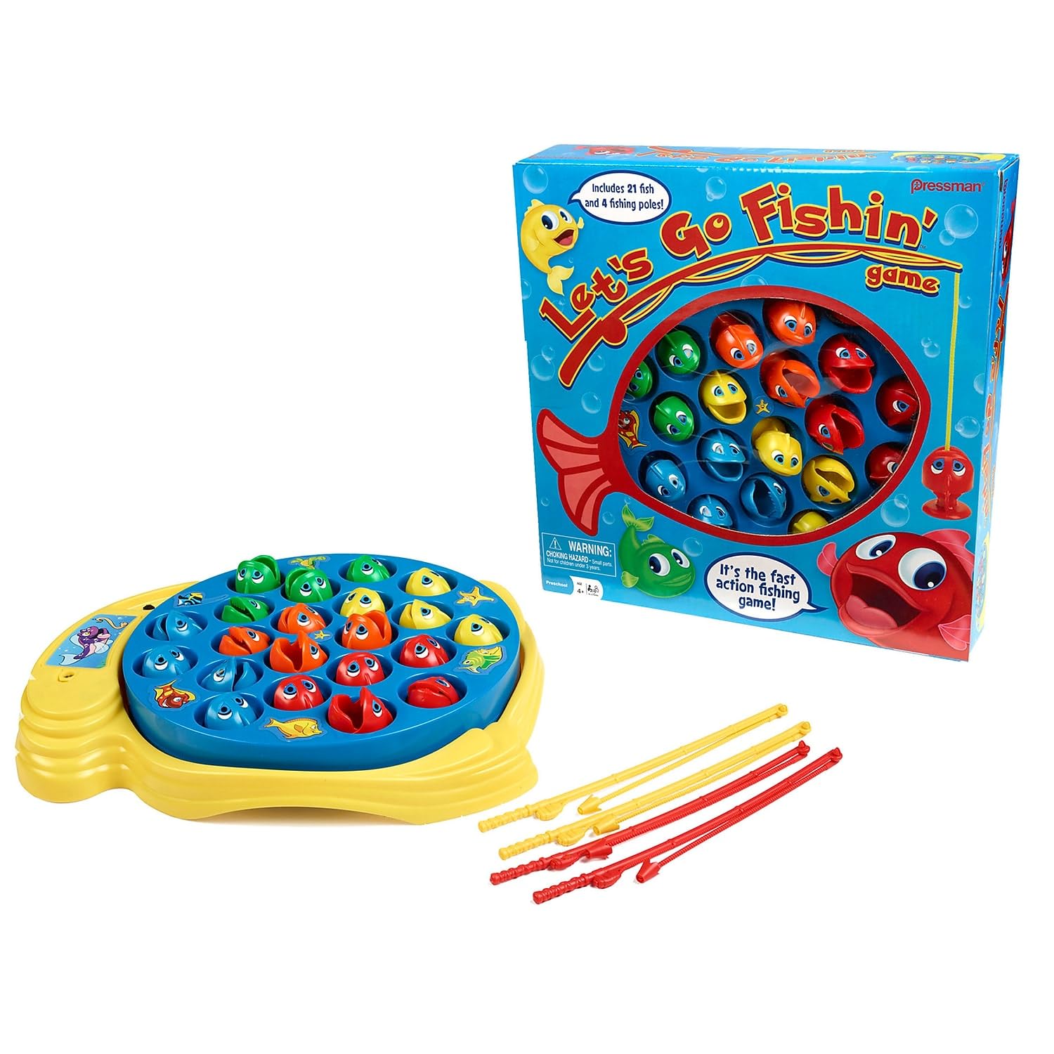 Amazon Exclusive Bonus Edition Let's Go Fishin' - Includes Lucky Ducks Make-A-Match Game!