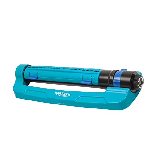 Aqua Joe SJI-TLS20 20-Nozzle Turbo Oscillation Sprinkler with Range, Width and Flow Control