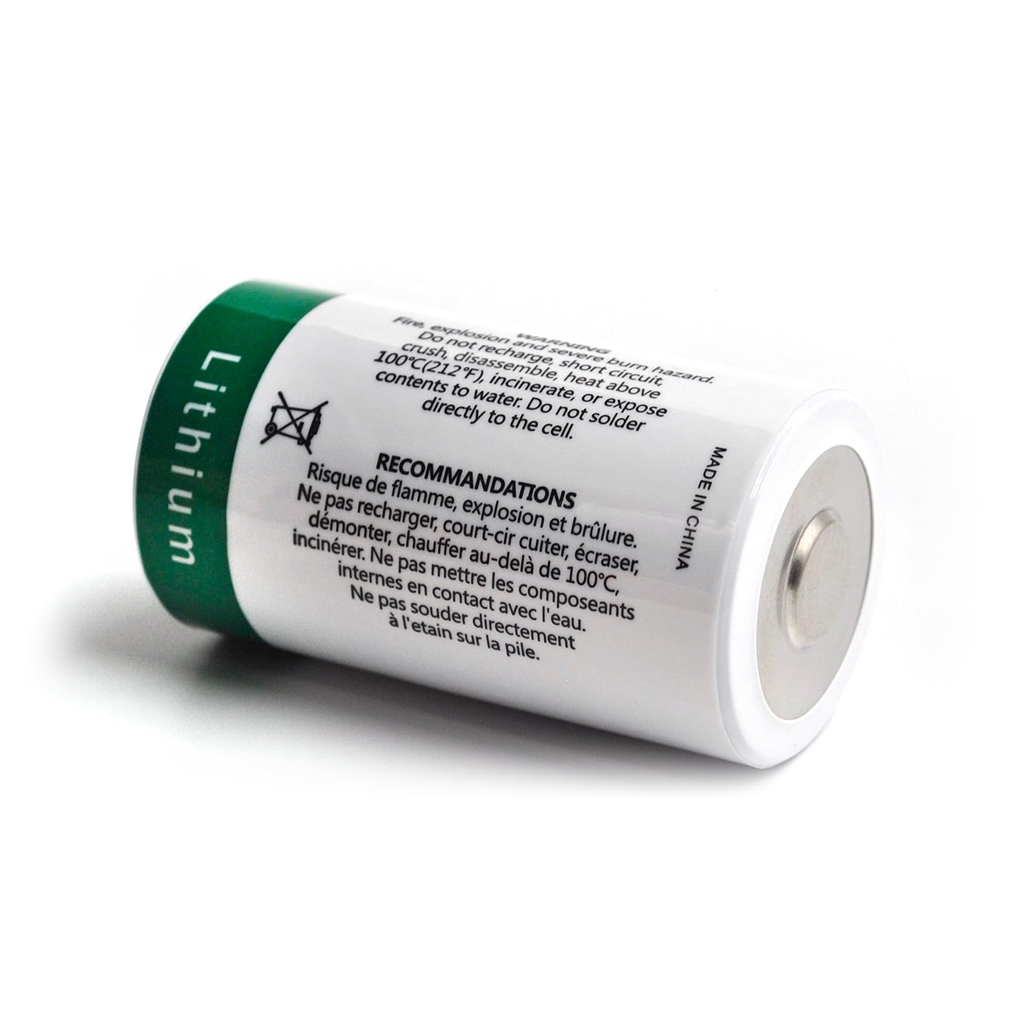 elxjar (2-Pack) 3.6V 19Ah LS33600 D Size Lithium Thionyl Chloride Battery, Replacement for SAFT LS33600, ER34615, Smart Munitions, Unattended Sensors, RFID Tracking